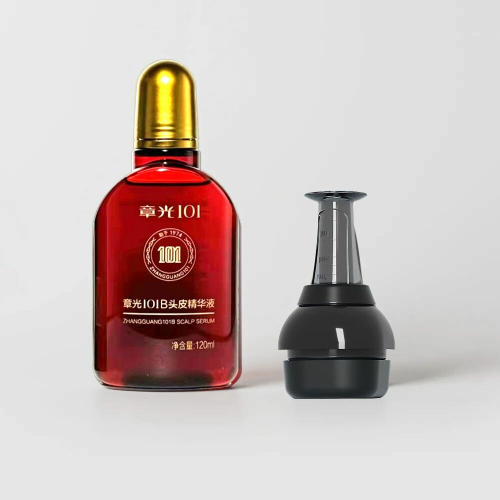 Zhangguang 101 Набор для ухода за кожей головы: лосьон Фабао B + мини-расческа