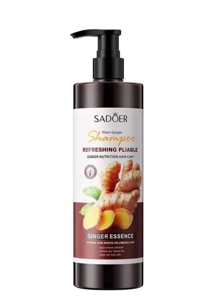 PLANT GINGER Shampoo, Sadoer (Освежающий шампунь с имбирём), 500 мл.