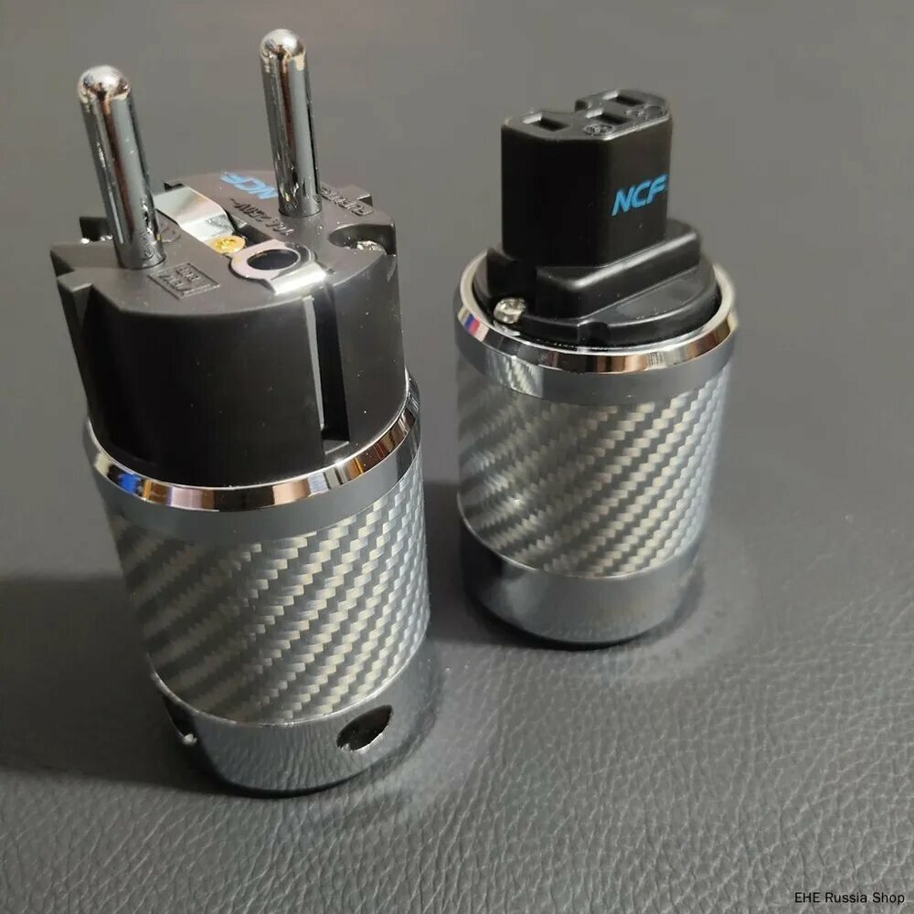 1 комплект Япония Furukawa Furutech флагман FI-50 NCF углеродное волокно родиевое покрытие hi-end EU Audio выделенная вилка питания 16A 250V