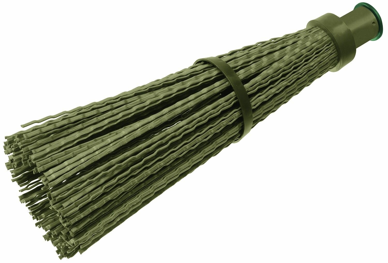 Пластиковая метла СИБИН, 440 х 190 мм, полипропилен, круглая, коническая резьба, фиксирующий обод 39223_z01