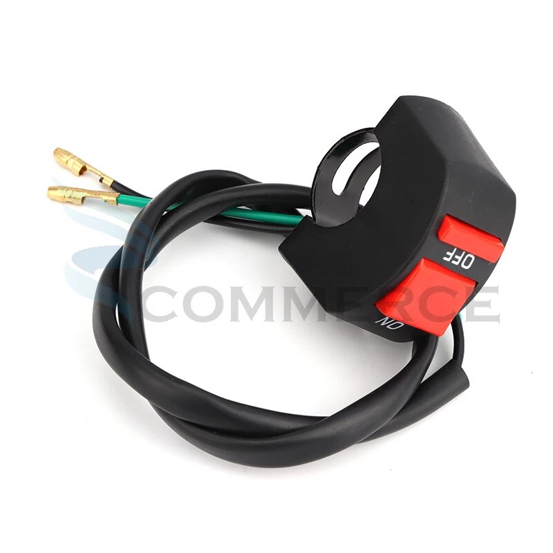 Универсальный мигающий переключатель на руль мотоцикла, лампочка на руль мотоцикла, кнопка включения/выключения, вездеход, велосипед, 12 В постоянного тока/10 А interface A