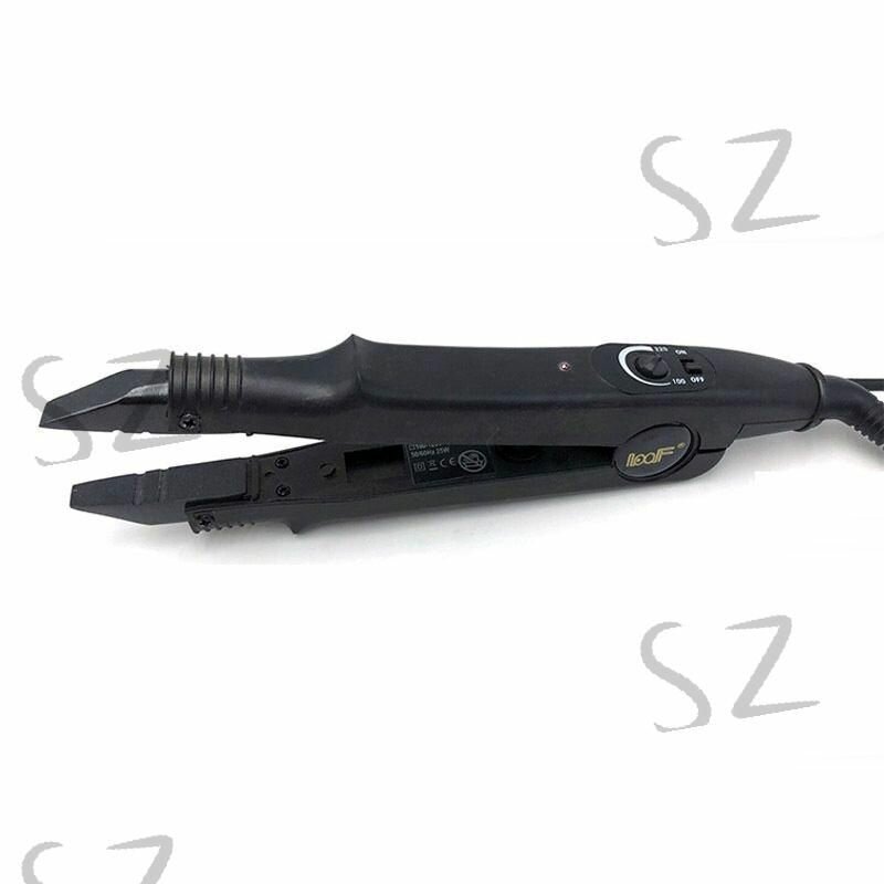 Щипцы для горячего наращивания волос loof JR-611B Плоская головка с терморегулятором