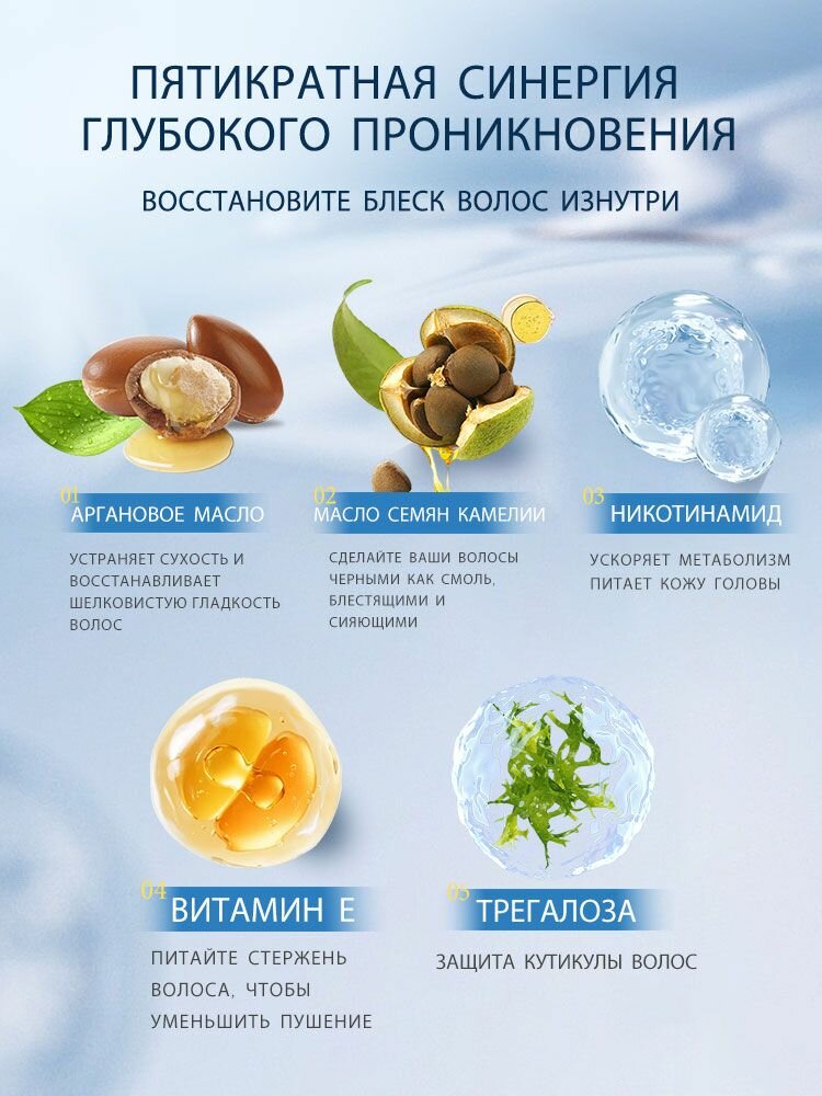 Маска для волос, 250 мл — фото 1