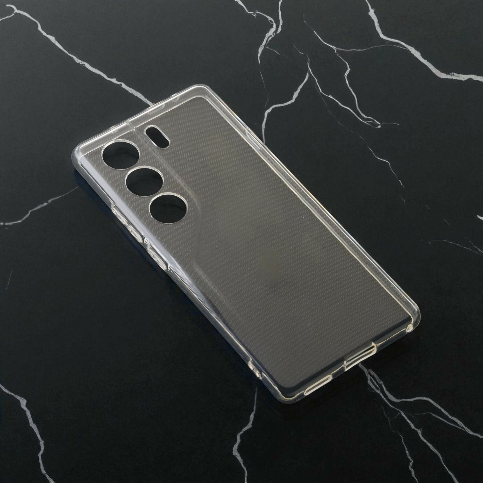 Силиконовый чехол Jack Case Premium Tecno CAMON 40 4G прозрачный