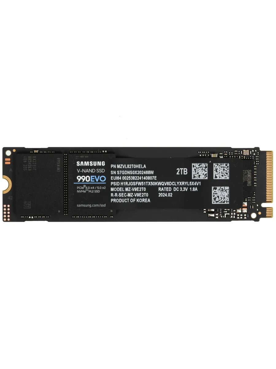 M.2 SSD накопитель 2000 ГБ 990 EVO MZ-V9E2T0BW