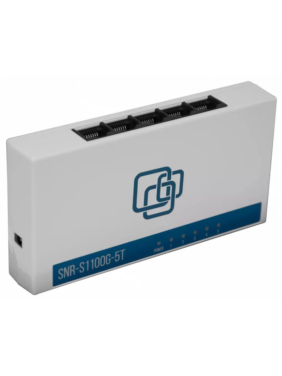 Коммутатор SNR-S1100G-5T (L2) 5x1Гбит/с неуправляемый
