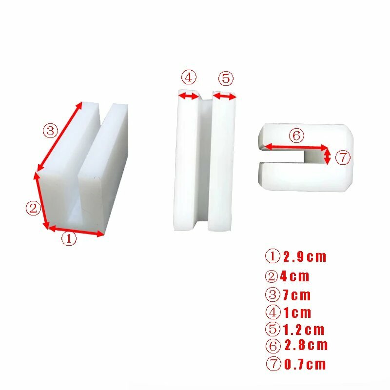Автомобильный подъемник, подъемный слайдер, нейлоновый блок, различные типы двухстоечных подъемных аксессуаров, YELLOW, 1 Pcs