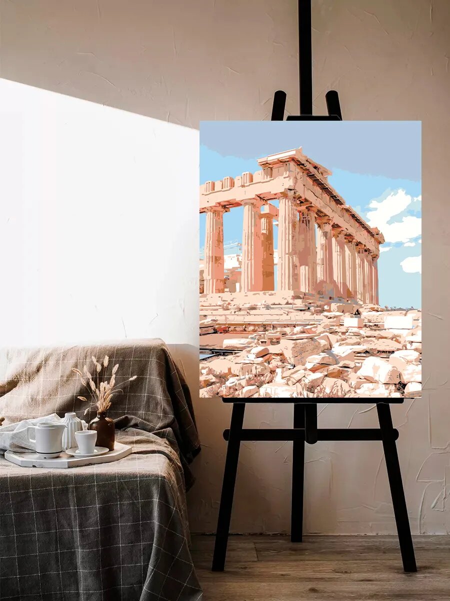 Картина по номерам Парфенон Древнегреческий Храм Афины