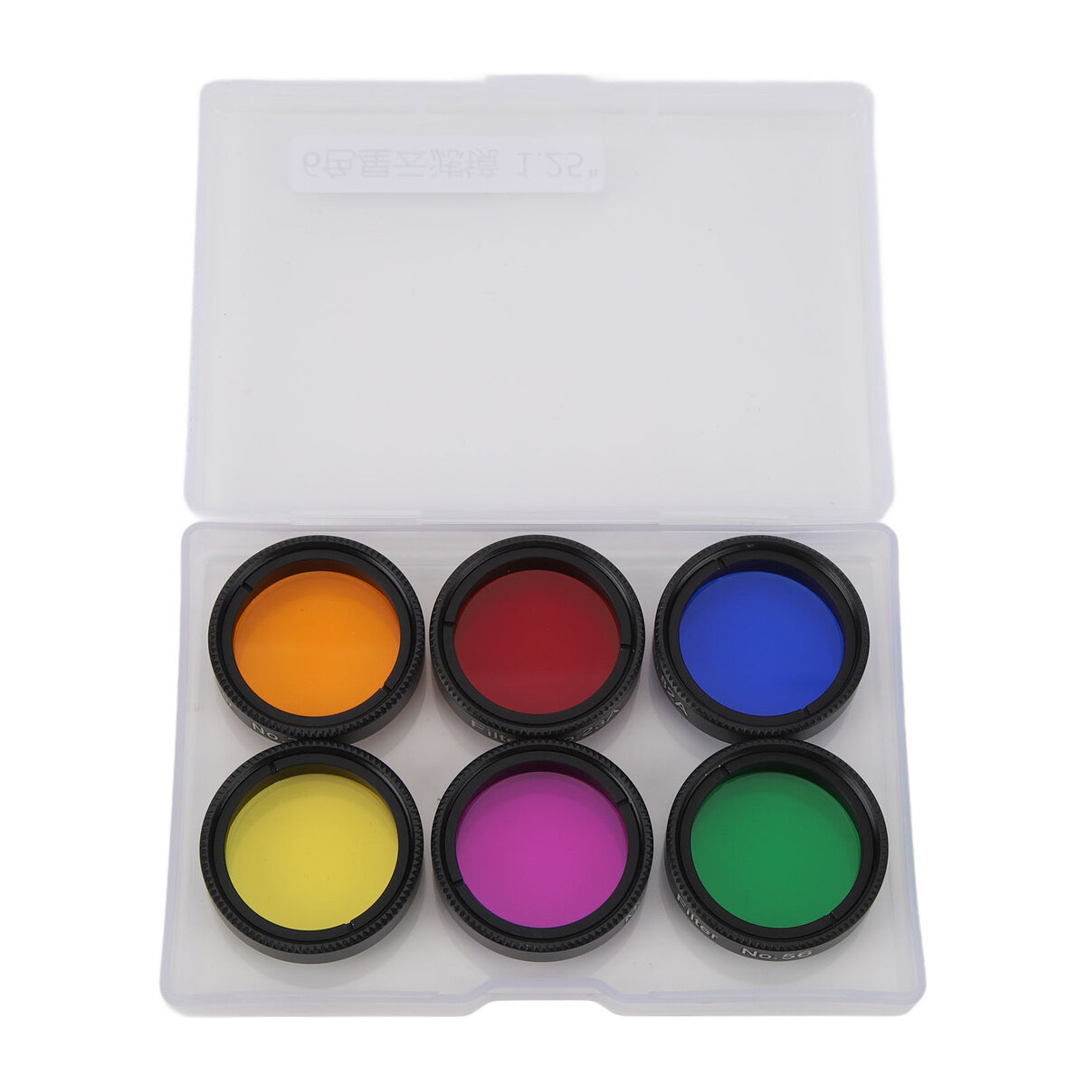 Фильтры телескопа 6 в 1 Совместимость 1,25 дюйма Лунный Фильтр Телескопа для 1,25-дюймового Телескопа