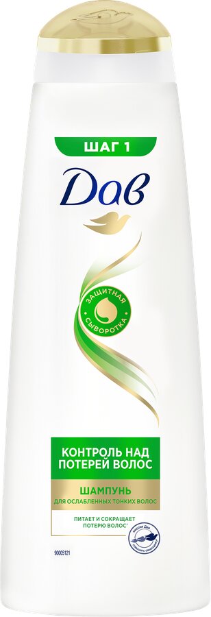 Шампунь для ослабленных и хрупких волос ДАВ Hair therapy Контроль над потерей волос, 380мл