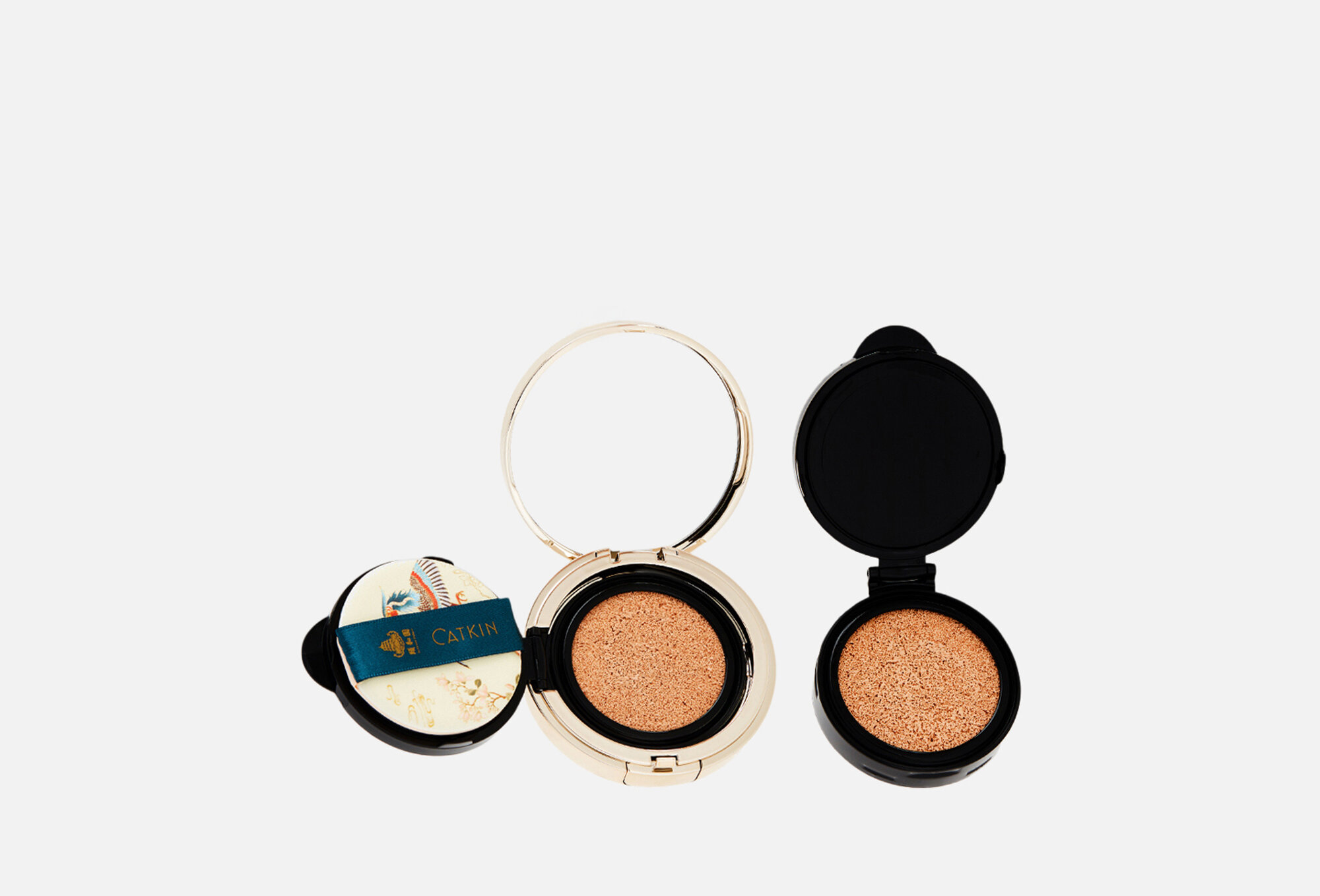 Увлажняющий ВВ крем-кушон для лица SPF15+ CATKIN BB cream CUSHION 01, Натуральный