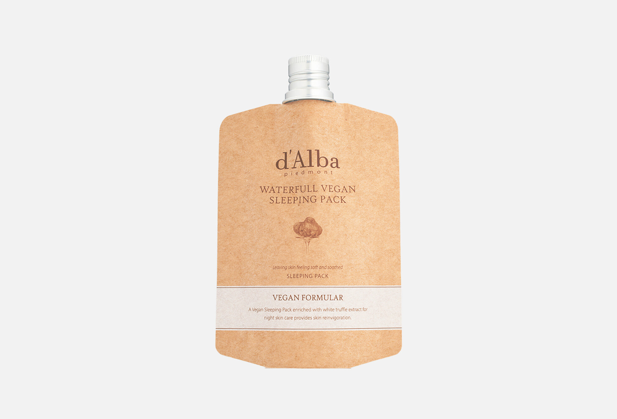 Увлажняющая ночная маска D'ALBA Waterfull Vegan Sleeping Pack 60 мл белый
