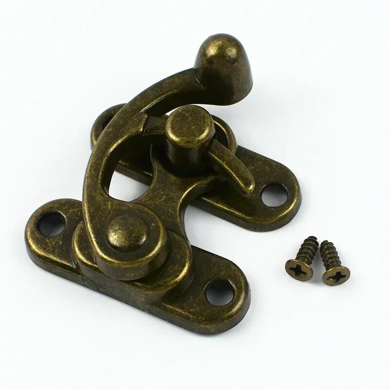 1-5 шт. 45X37 мм, защелка для коробки, металлический замок, декор, застежка-крючок, изогнутая пряжка для ювелирных изделий, сундук, сделай сам, фурнитура, аксессуары