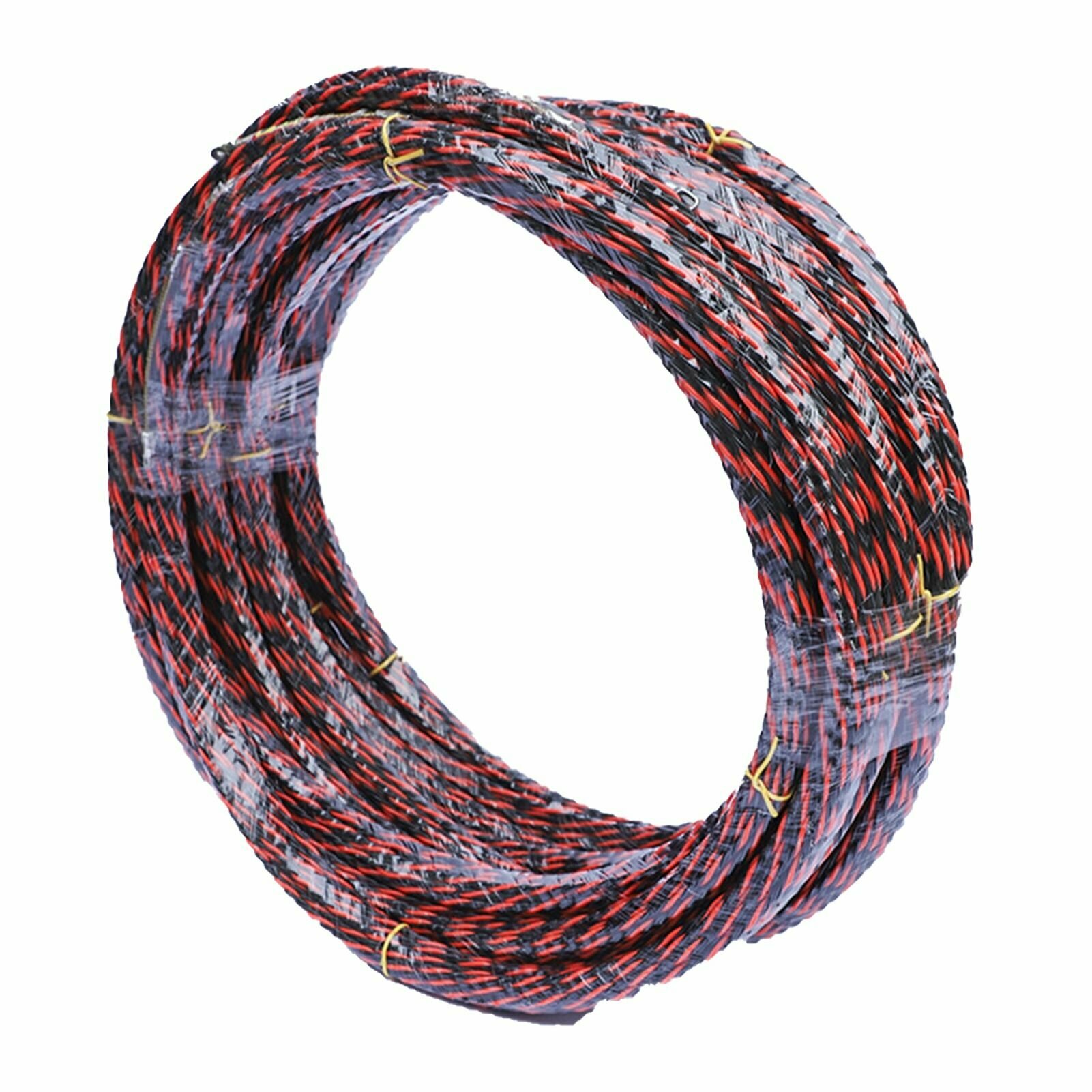 Кабельный протяжной трос 15м (3-х жильный, гибкий)