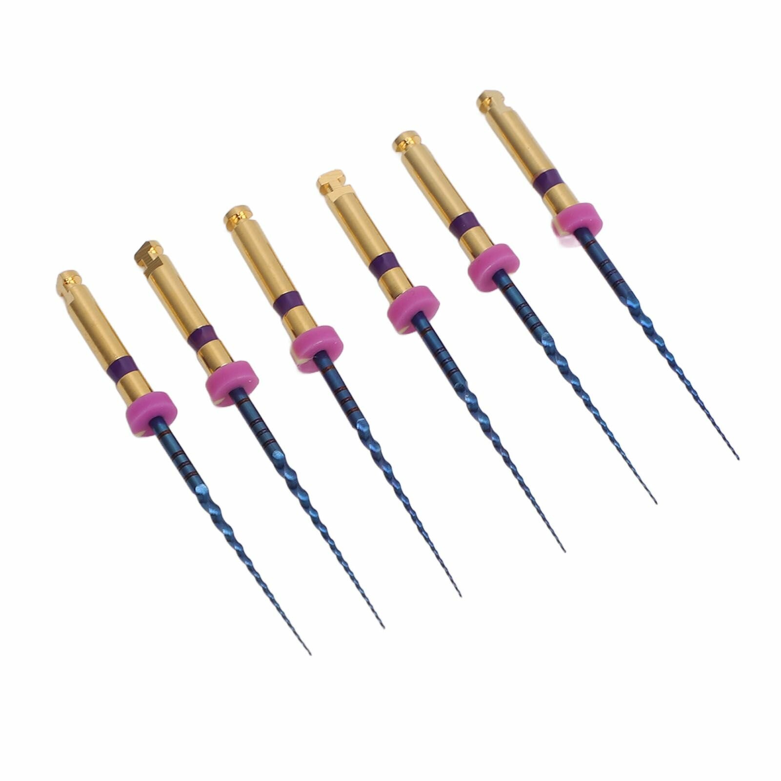 Набор эндодонтических файлов S1 из 6 шт. с эластичным большим конусом для клиники, металлические файлы, 0,98 дюйма, устойчивые к коррозии