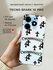 Чехол на Tecno Spark 10 Pro / Текно Спарк 10 Про с принтом "Кресты паттерн чёрны...