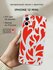 Чехол на Apple iPhone 12 mini / Айфон 12 Мини с принтом "Crazy hearts 2 - 14 фев...