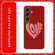 Чехол на Samsung Galaxy S25 / Самсунг S25 с принтом "Love heart 1 - 14 февраля"