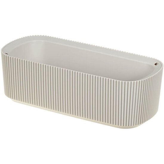 Кашпо Idea стрип 290х130мм 1,7л со вставкой М 3251 Кремовый