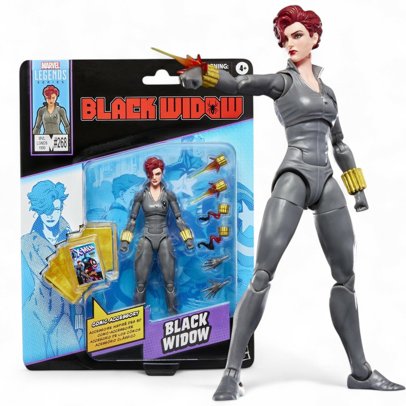 Фигурка Черная Вдова «Marvel Legends Mini Comics» от Hasbro, коллекционная