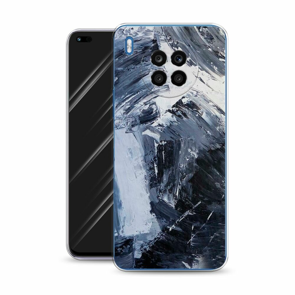 Чехол на Huawei Nova 8i/Honor 50 Lite / Хуавей Нова 8i/Хонор 50 Лайт с принтом "Абстракция живопись" — фото 1