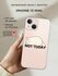 Чехол на Apple iPhone 13 mini / Айфон 13 мини с принтом "Cat not today", прозрач...