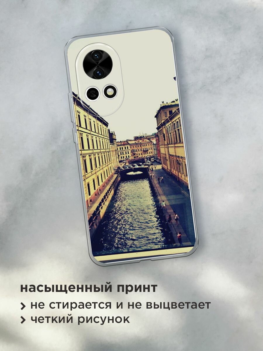 Чехол на Huawei Nova 12/Nova13 / Хуавей Нова 12/Нова 13 с принтом "Санкт-Петербург" — фото 1