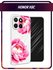 Чехол на Honor X8c / Хонор X8c с принтом "Open peonies", прозрачный