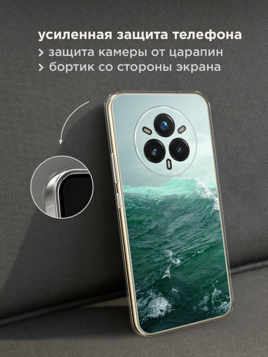 Чехол на Realme 14 Pro+ / Реалми 14 Про+ с принтом "Волны 12" — фото 1