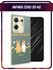 Чехол на Infinix Zero 30 4G / Инфиникс Зеро 30 4G с принтом "Весенние кролики", ...