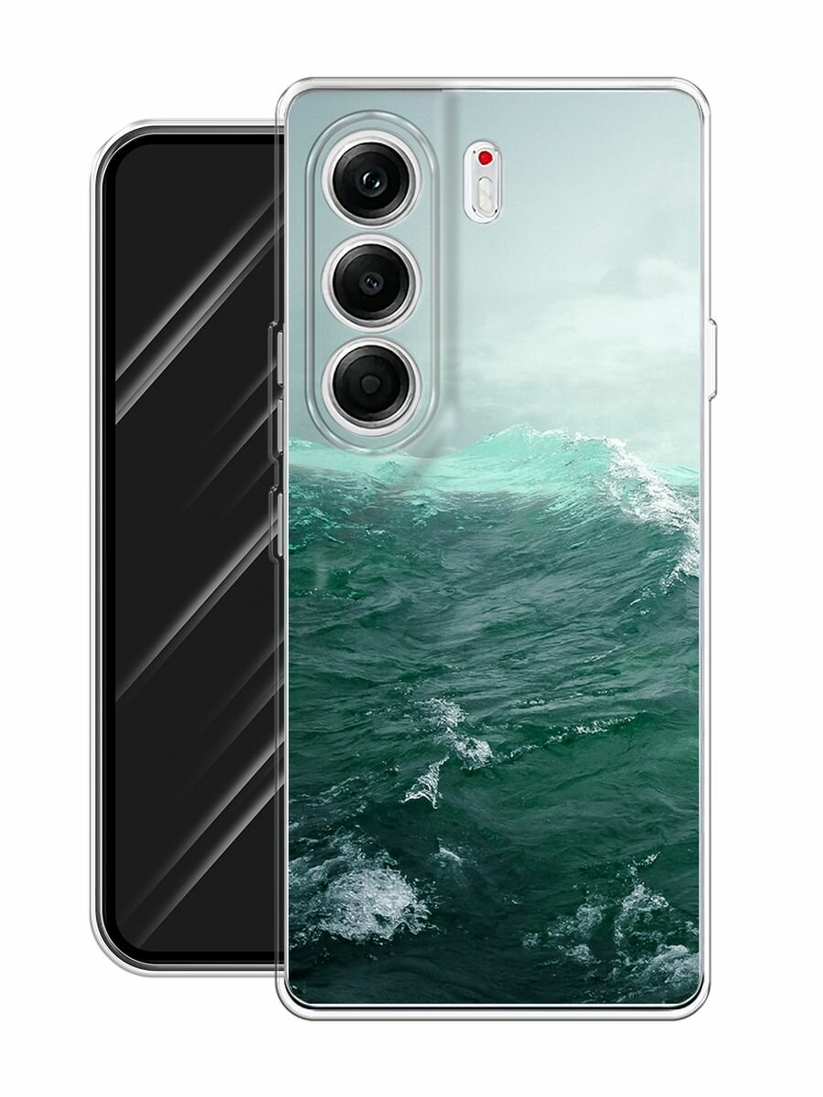 Чехол на Tecno Camon 40 Pro / Текно Камон 40 Про с принтом "Волны 12" — фото 1