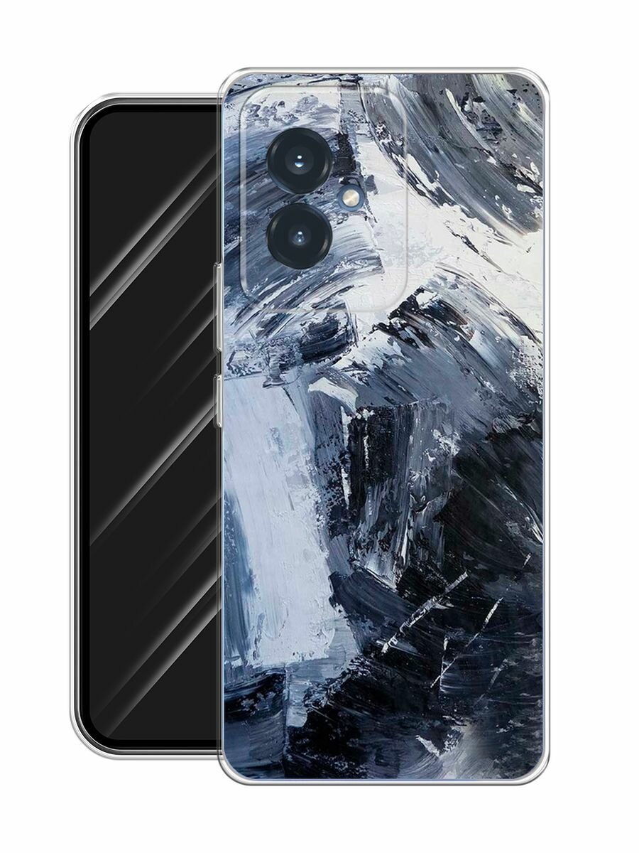 Чехол на Honor 100 / Хонор 100 с принтом "Абстракция живопись" — фото 1