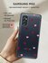 Чехол на Samsung Galaxy M52 / Самсунг Галакси M52 с принтом "Бордовые сердечки 2...