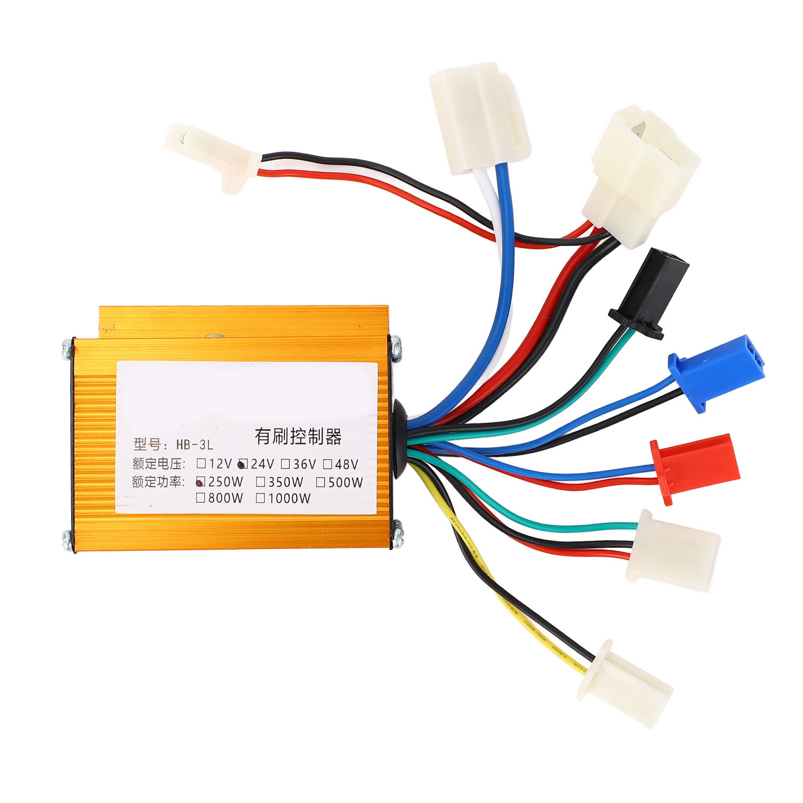 Контроллер двигателя щетки 24 В 250 Вт, модуль управления из алюминиевого сплава с низким уровнем отказов для двигателя электроскутера