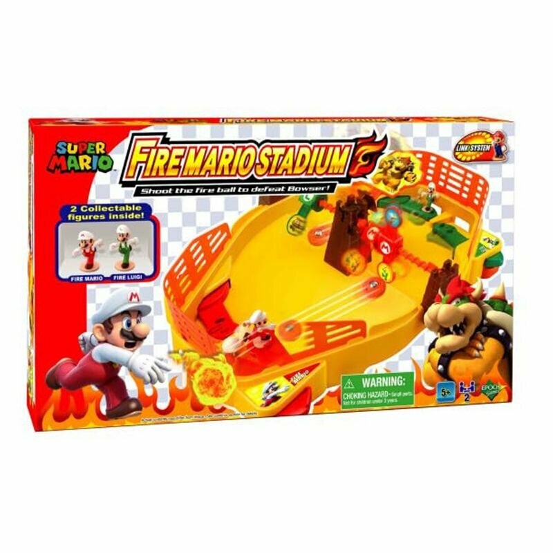 Epoch Super Mario Пожар на стадионе Марио игровой набор, с аксессуарами, Способствовать интеллектуальному развитию детей, Подходит для детей старше 6 лет