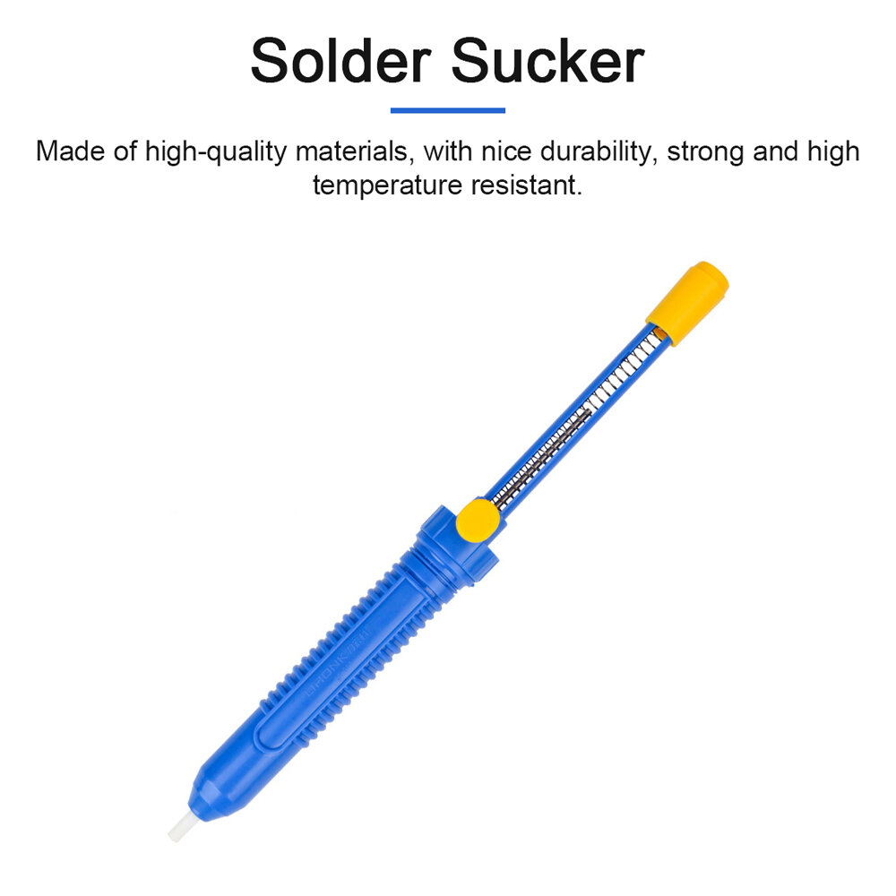 Отсос для припоя, ручной отсос для припоя, паяльник, инструмент для удаления припоя, мощное всасывание