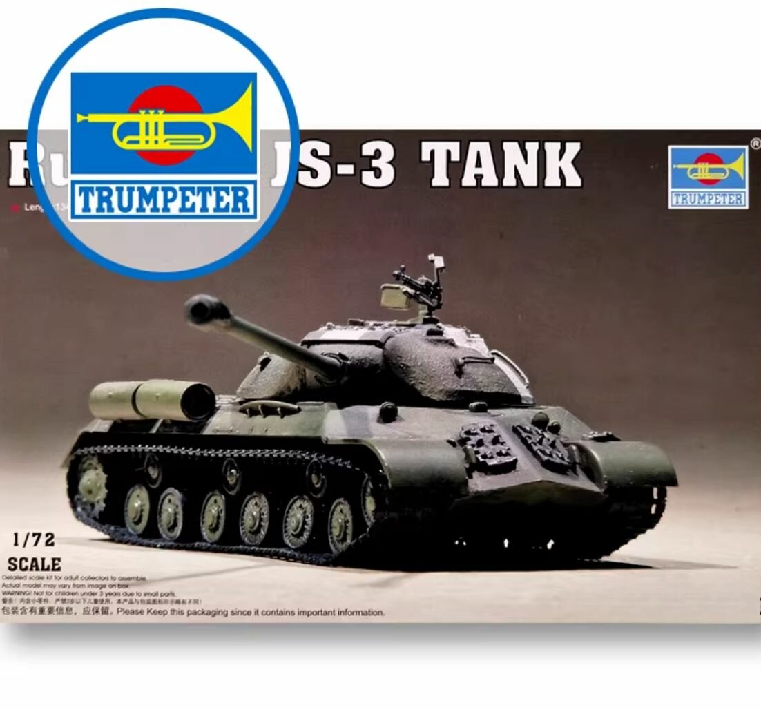 Trumpeter 1/72 07227 Советский Союз JS-3 сборная модель танка