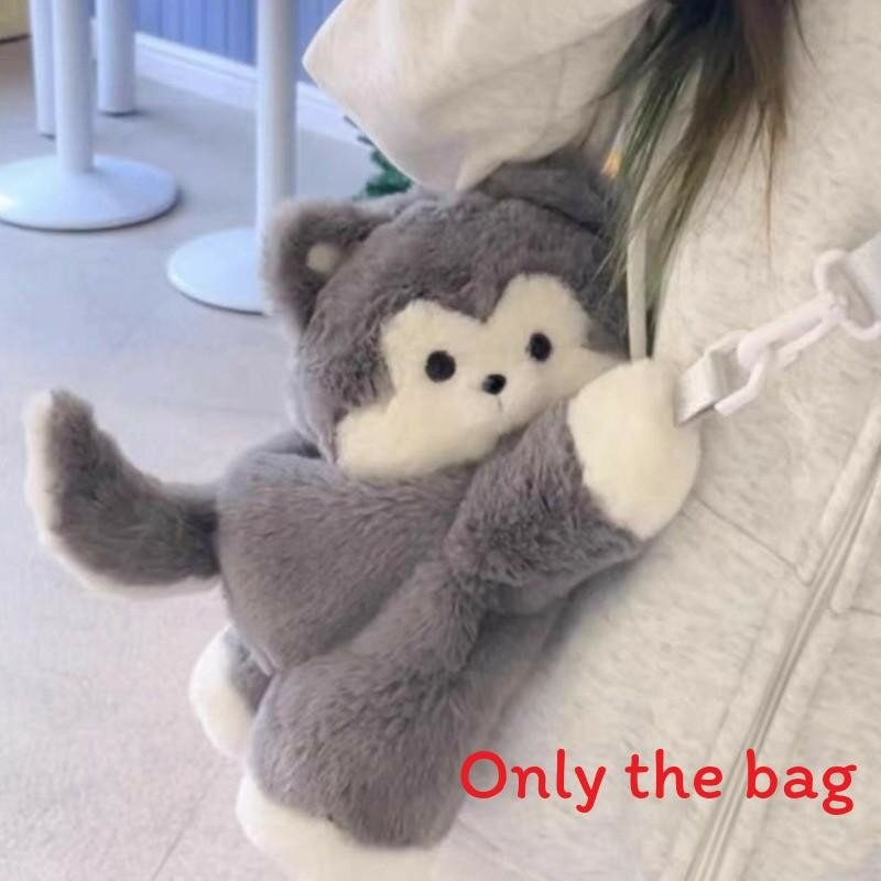 Panda plush мини сумка через плечо с карманом для телефона для повседневного использования и подарков stylej
