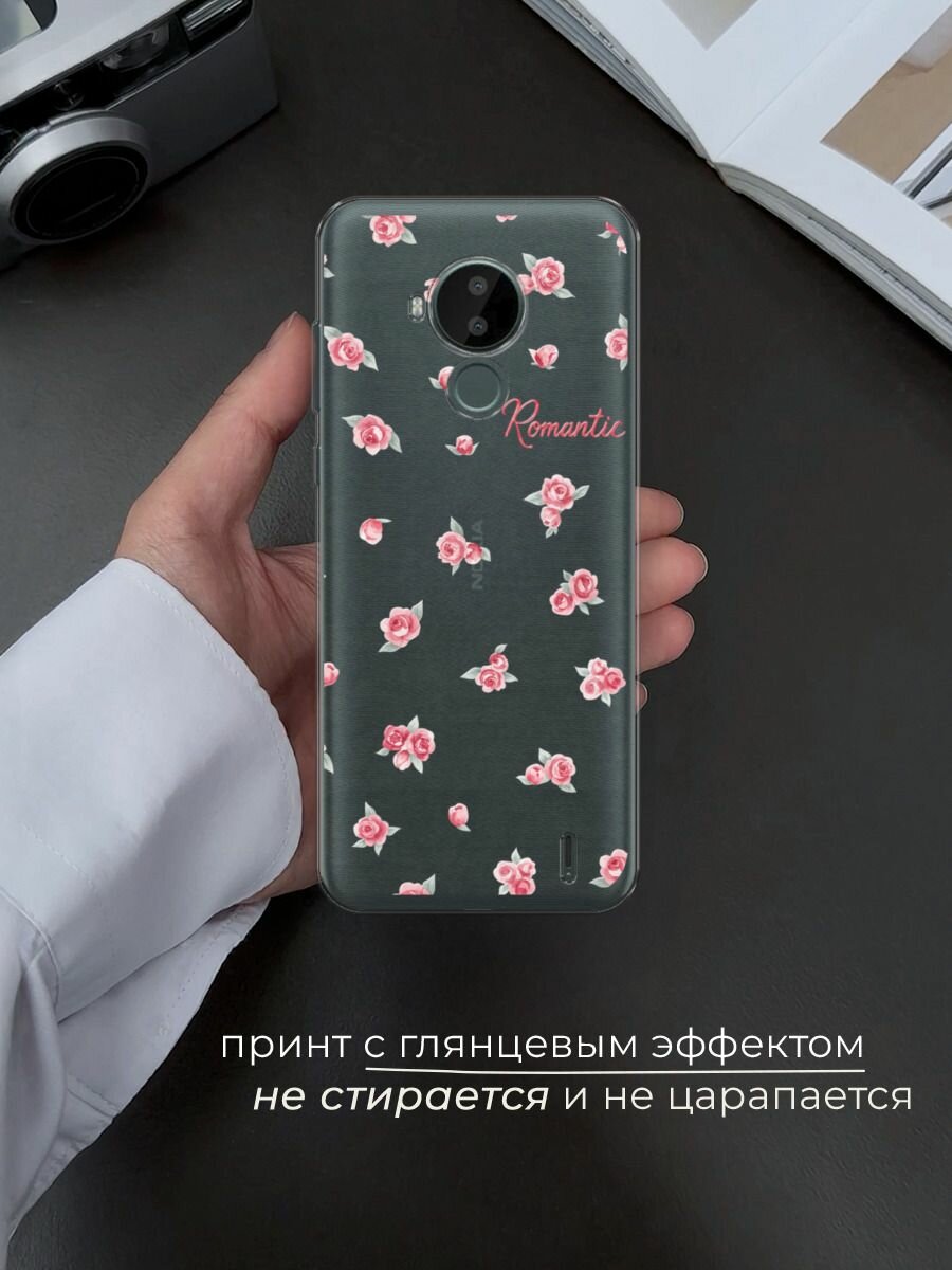 Чехол на Nokia C30 / Нокия C30 с принтом "Romantic 3" — фото 1