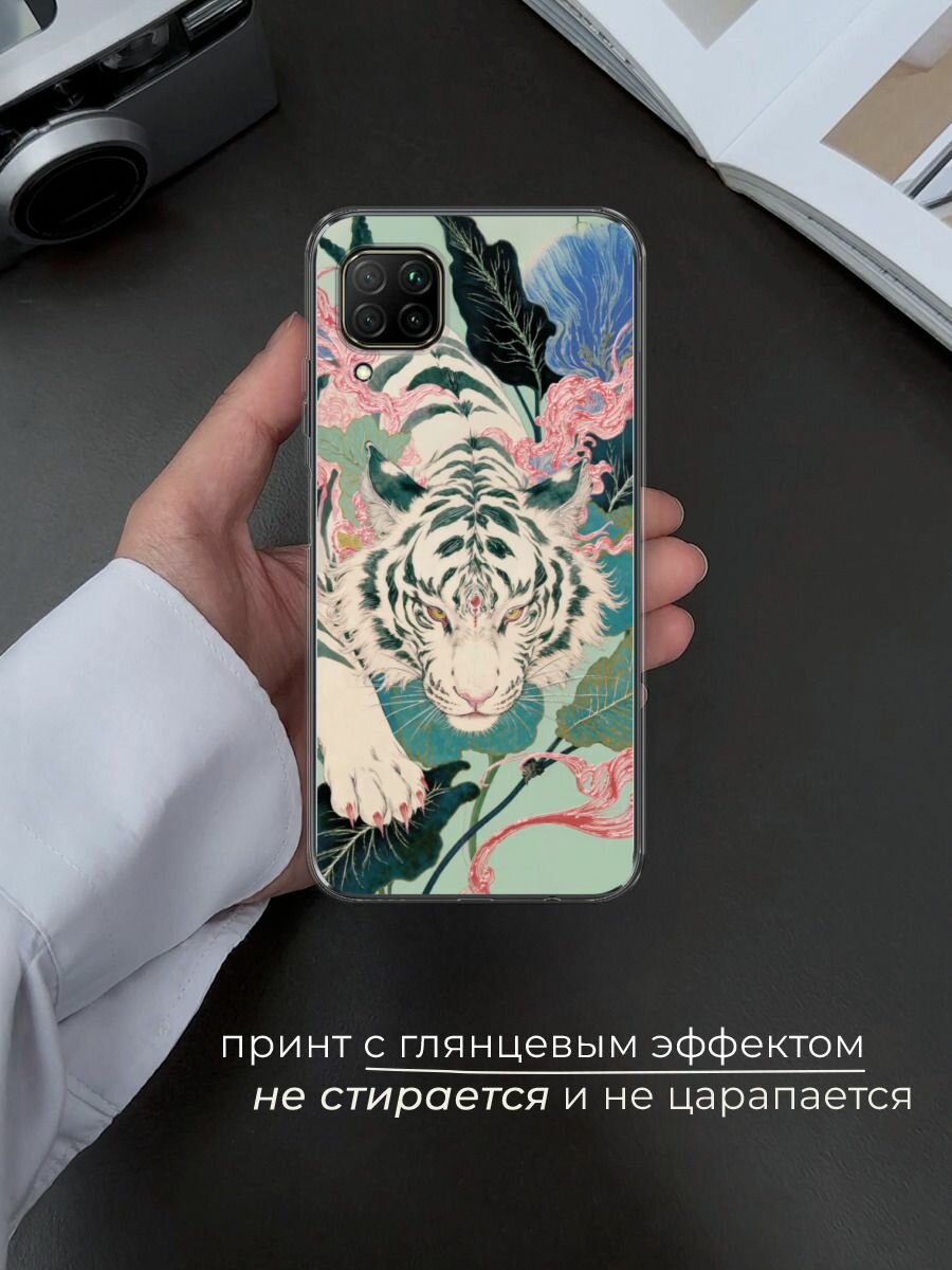 Чехол на Honor 30S Global/Huawei P40 Lite 5G/Nova 7 SE / Хонор 30S/Хуавей P40 Lite 5G/Нова 7 SE с принтом "Охотник" — фото 1