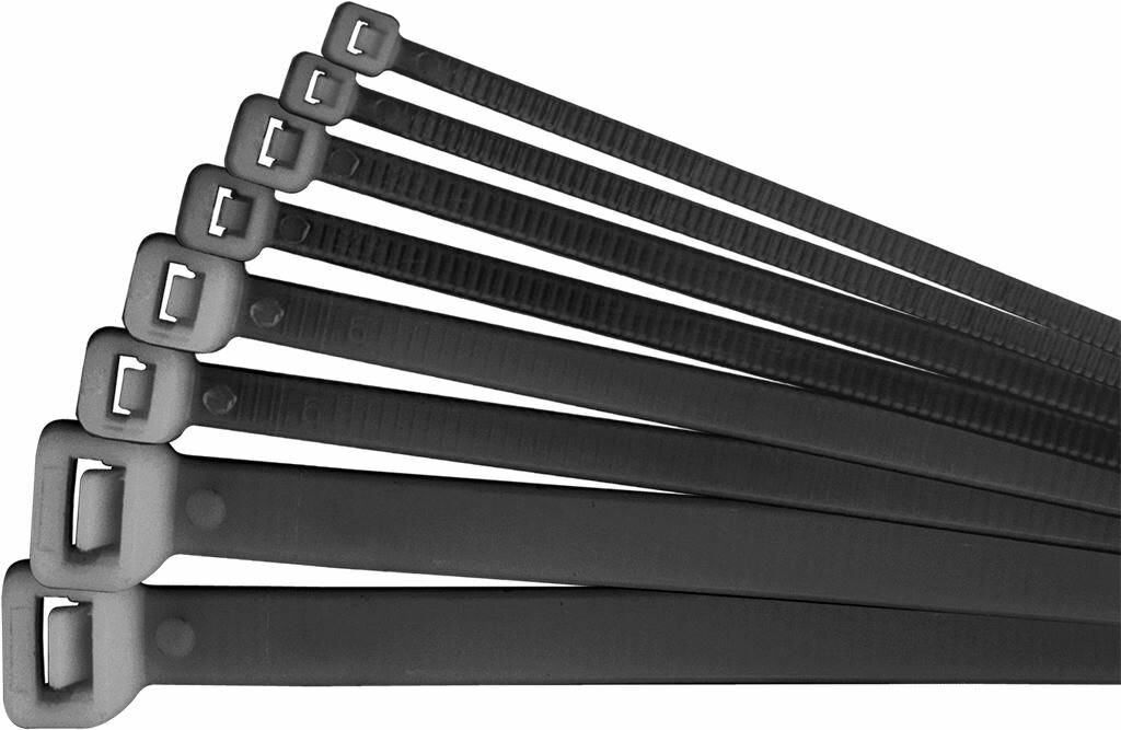 Хомуты Navigator Group 200х2.5 мм, цвет черный, нейлон