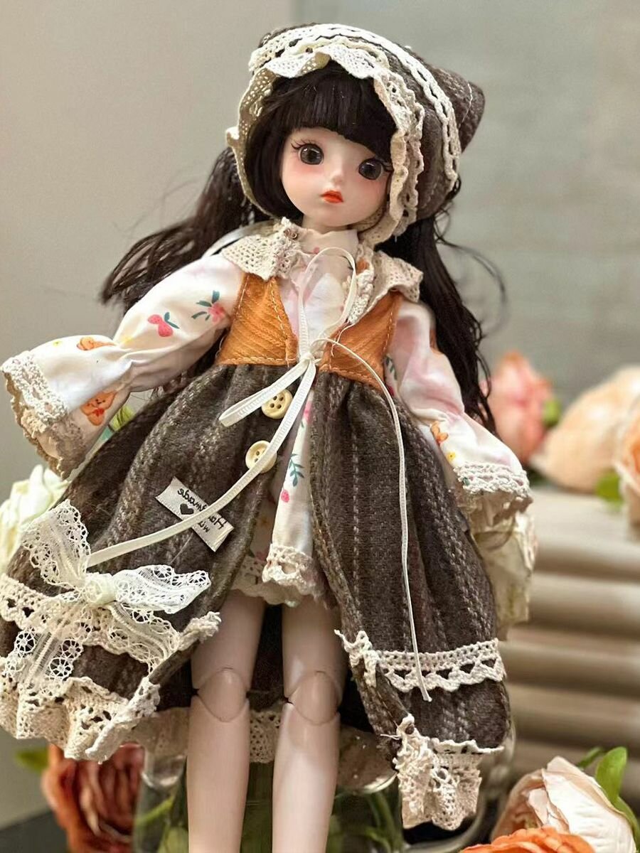 Кукла шарнирная для девочки BJD 31см Новый год День рождение