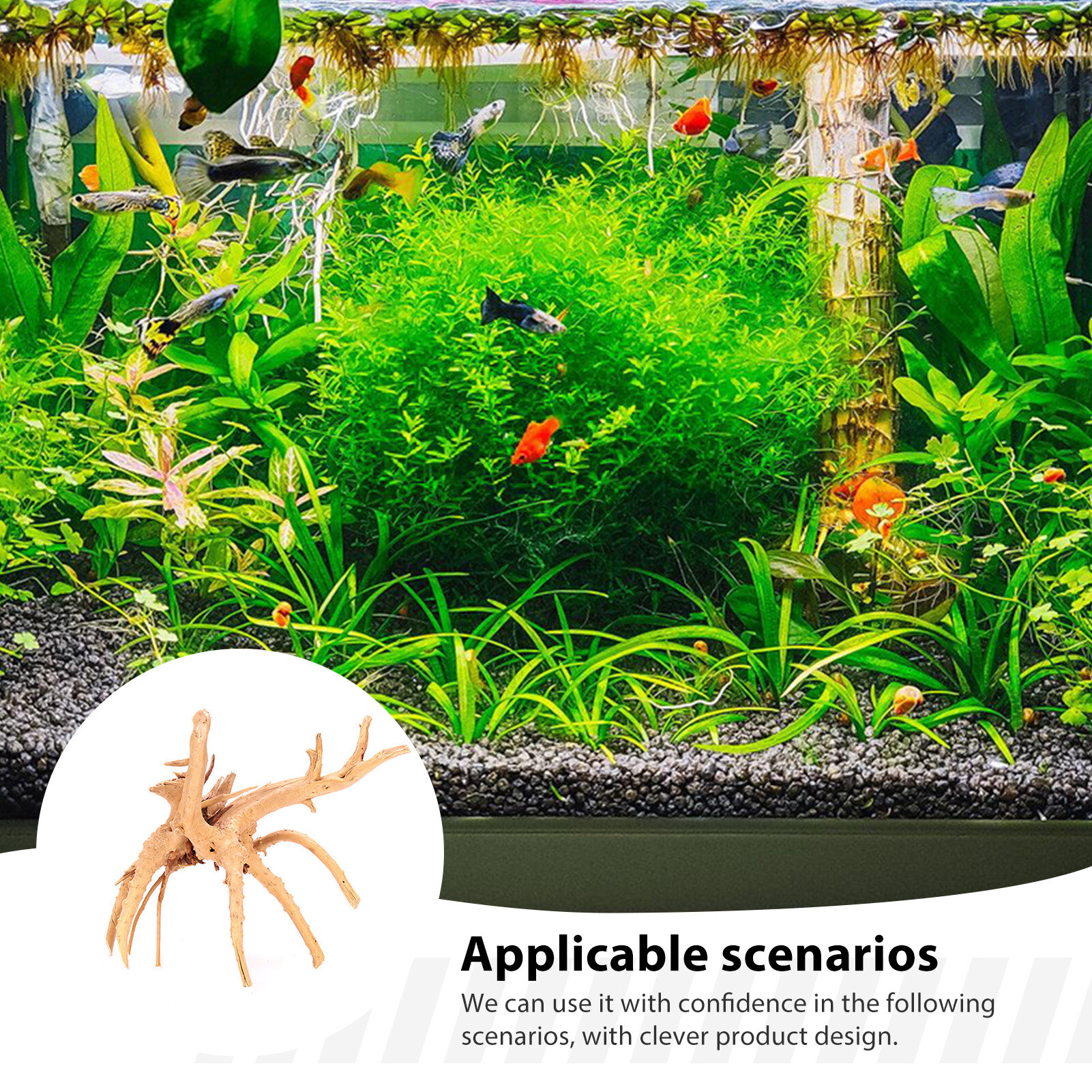 Декорация для аквариума "Корень" 15-20 см