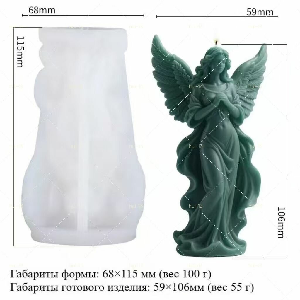 Силиконовую форму "ангелочек" можно использовать для изготовления гипса, свечей, мыла и шоколада