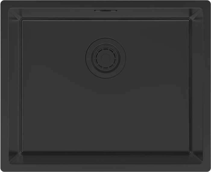 Мойка кухонная Paulmark Lassan LA54-MBN черный матовый