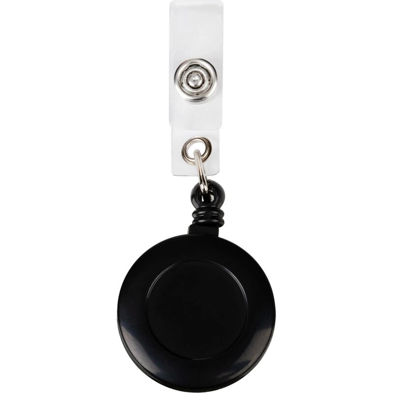 Держатель для бейджа Attache с рулеткой цвет черный (без бейджа) 1шт