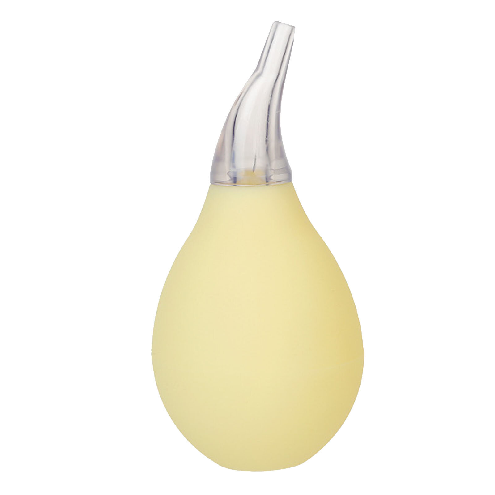 Детский назальный аспиратор каплевидной формы, ручной очиститель носа из ПВХ, медицинский силиконовый наконечник, соска для промывания носа, желтый цвет для новорожденных