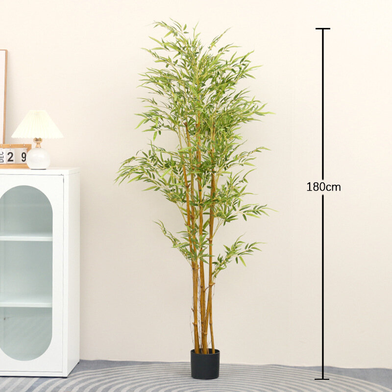 2025 Искусственный бамбук, фальшивый бамбук, декор для интерьера, садовый ландшафт, искусственное растение, оптовая продажа