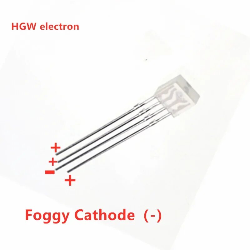 HGW LED RGB светодиоды 2*5*5 мм 100 шт Foggy Cathode