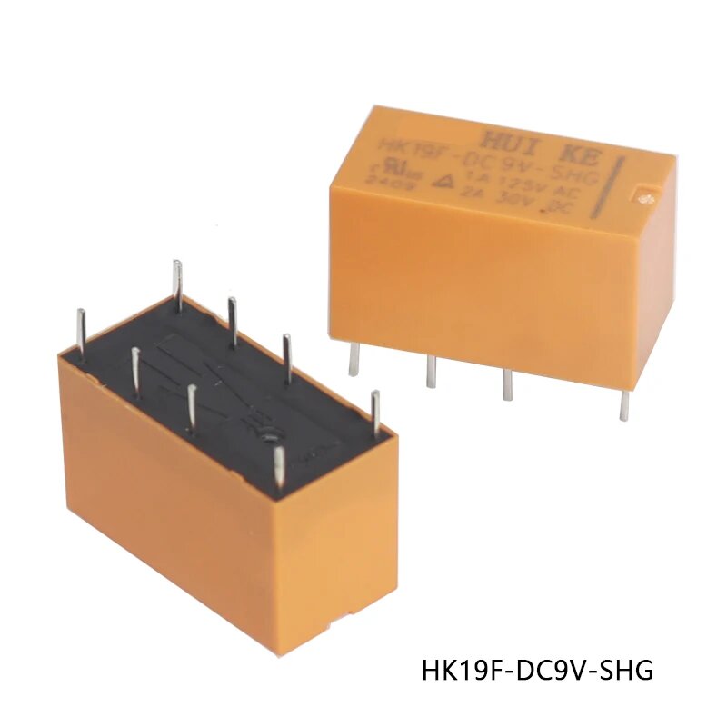 Реле HK19F-DC9V-SHG 9V, 2A, 5PCS